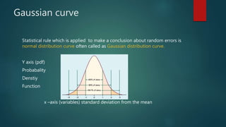 Statistical analysis & errors (lecture 3) | PPTX