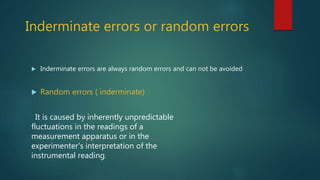 Statistical analysis & errors (lecture 3) | PPTX