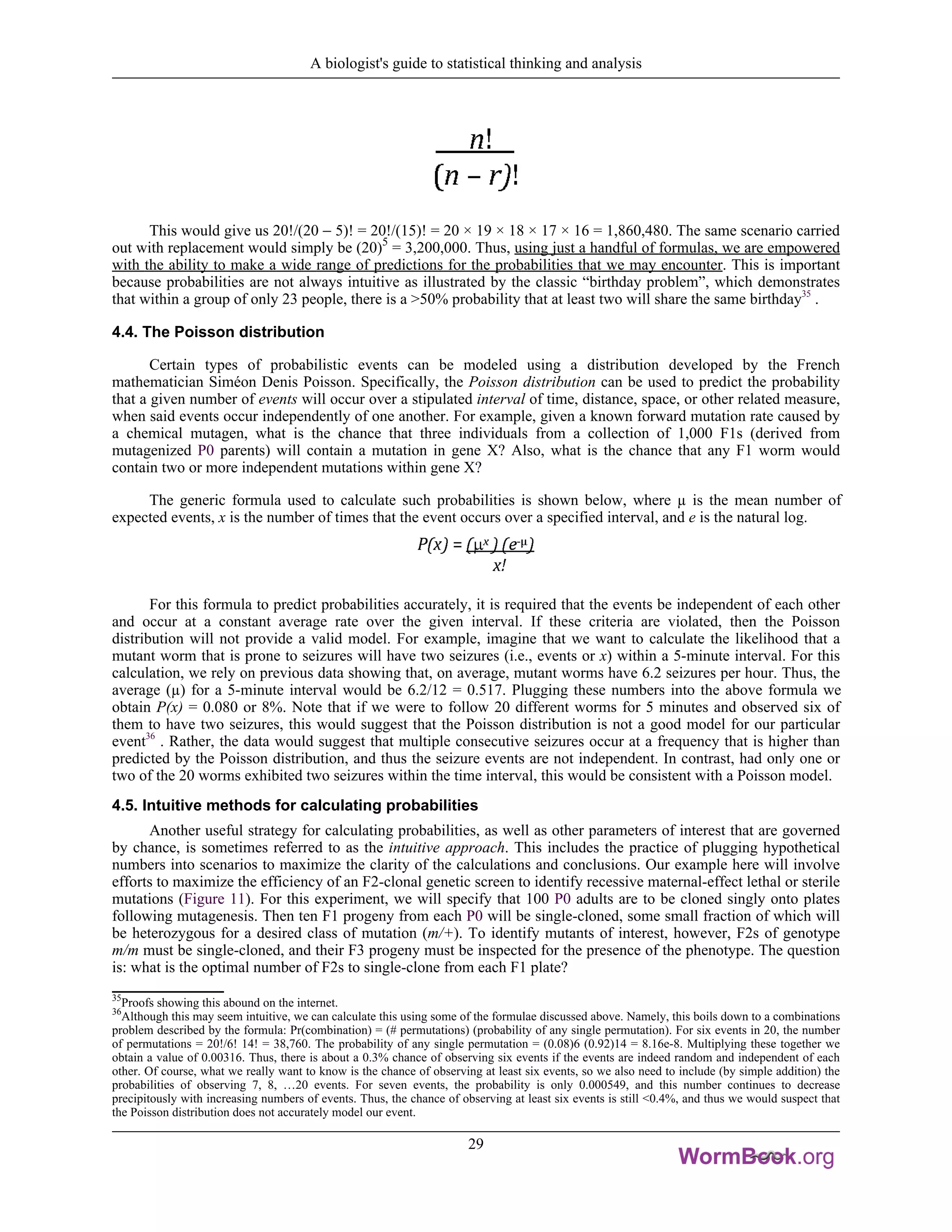 Statistical analysis for biologist | PDF