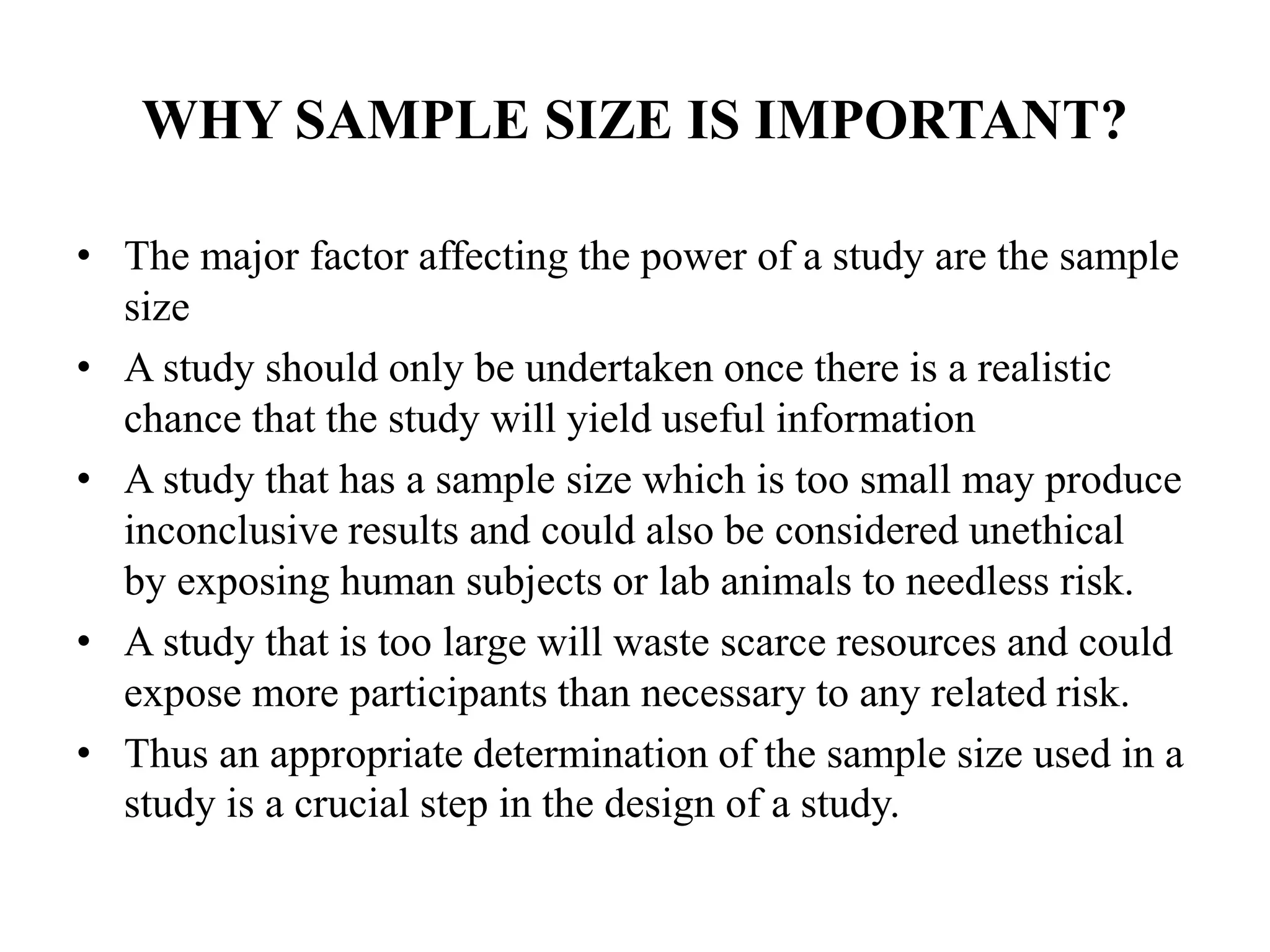 Statistical analysis for large sample | PPTX