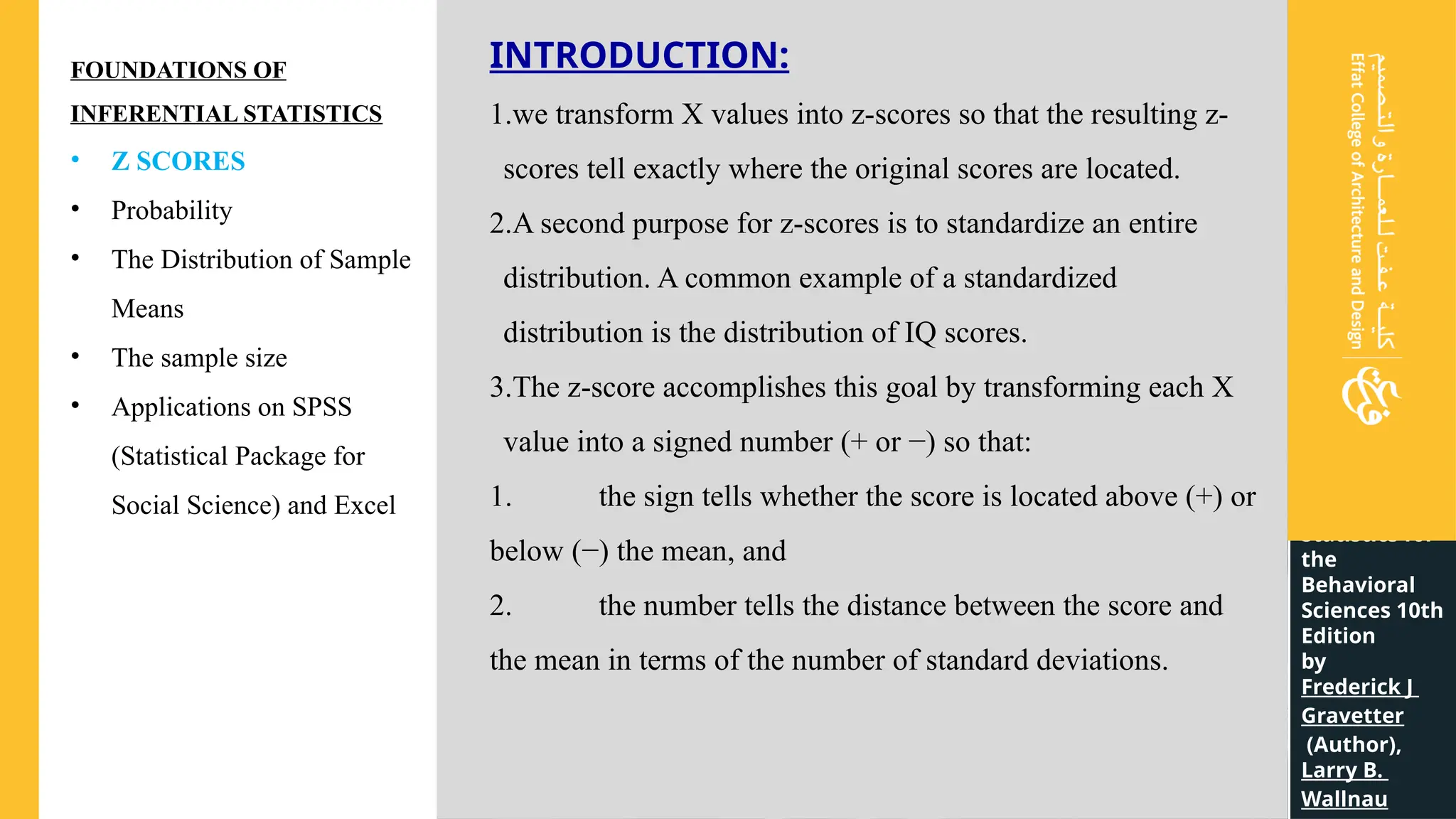 Statistical Analysis for Researchers - Presentation - Lecture Two.pptx