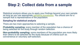 statistical analysis gr12.pptx lesson in research | PPTX