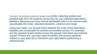 statistical analysis gr12.pptx lesson in research | PPT