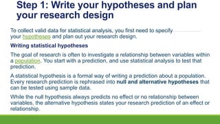 statistical analysis gr12.pptx lesson in research | PPT