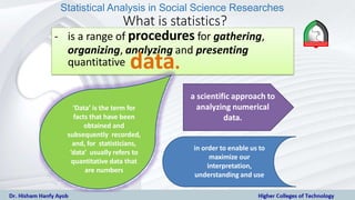Statistical Analysis in Social Science Researches.pptx