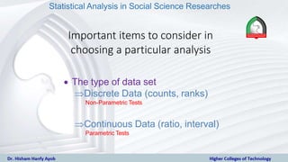 Statistical Analysis in Social Science Researches.pptx