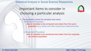 Statistical Analysis in Social Science Researches.pptx