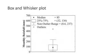 Statistical analysis of rainfall data | PDF