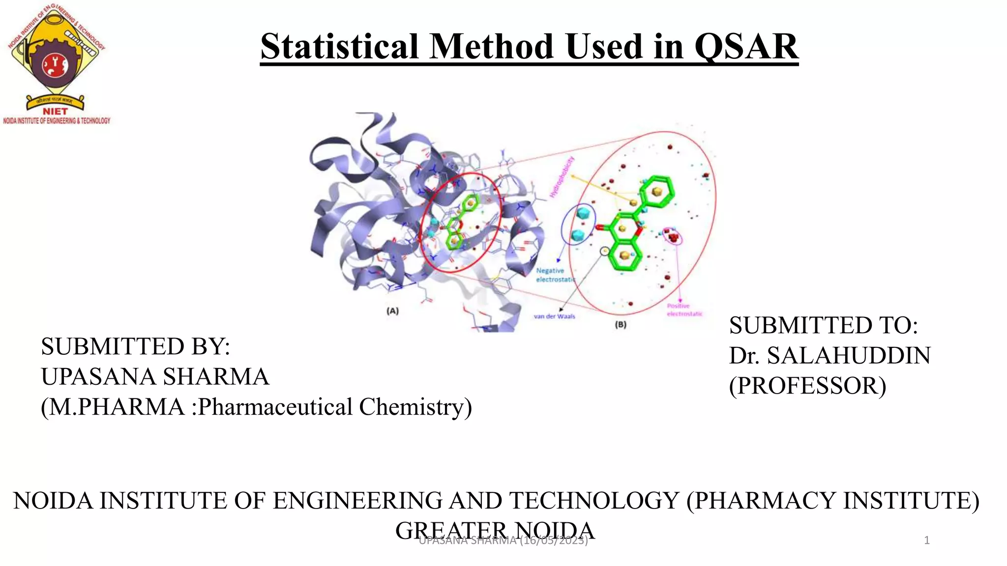 Statistical method used in QSAR.pptx