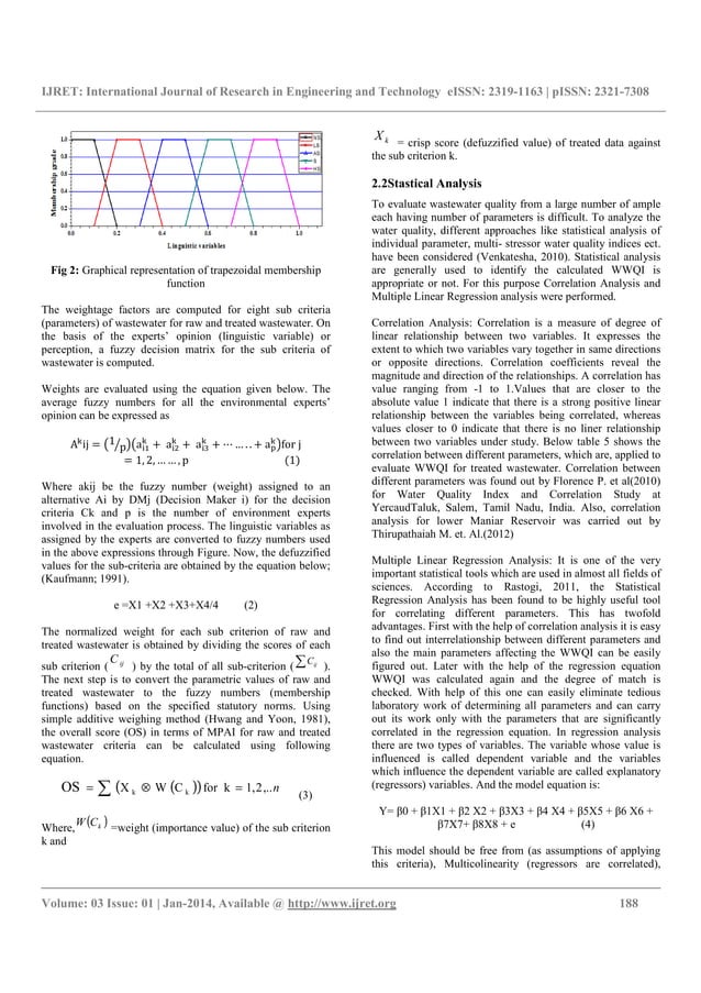 Statistical analysis to identify the main parameters to | PDF
