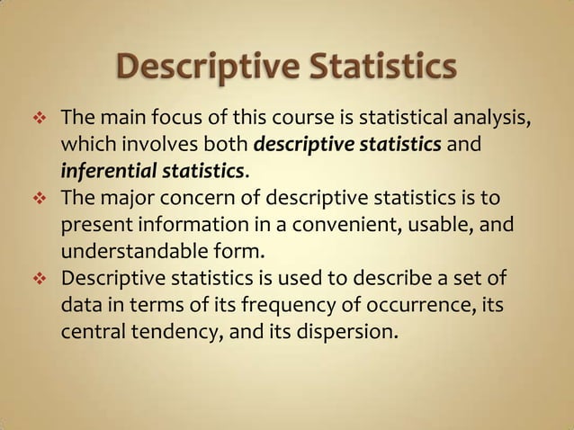 Statistical analysis using spss | PPT Statistical analysis using spss | PPT