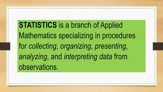 Statistical and Non-Statistical Question.pptx | Educational Assessment ...