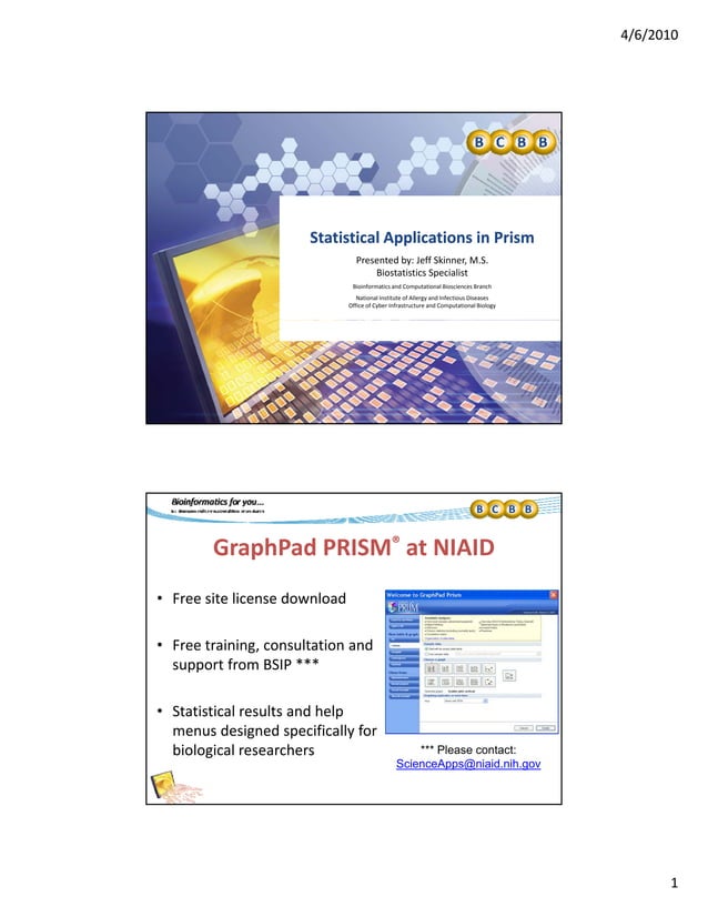 Statistical Applications In Graphpad Prism Pdf