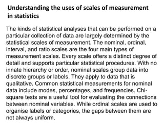 Understanding the Different Scales of Measurement with Examples | PPT