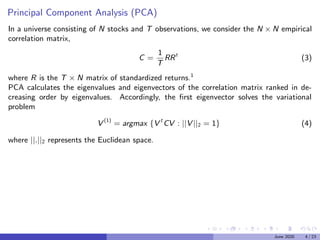 Statistical Clustering and Portfolio Management | PPT