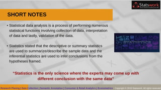 Statistical Data Analysis | Data Analysis | Statistics Services | Data ...