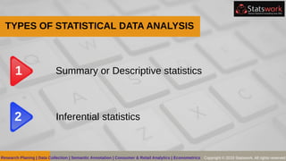 Statistical Data Analysis | Data Analysis | Statistics Services | Data ...