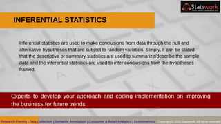 Statistical Data Analysis | Data Analysis | Statistics Services | Data Collection - Statswork | PPTX