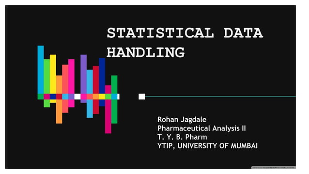 Statistical data handling | PPT