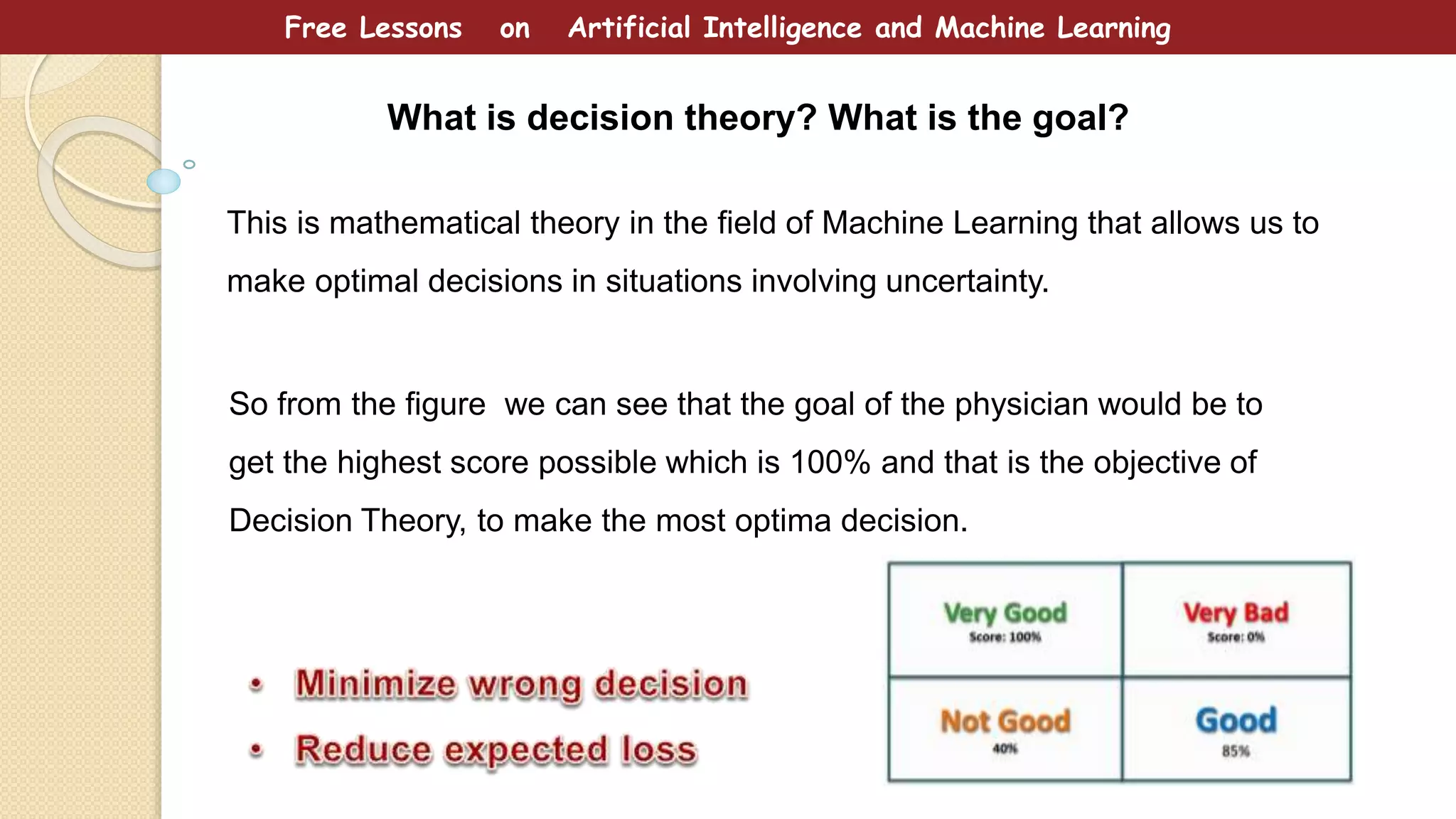 Basics of Statistical decision theory | PPTX
