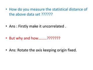 Different kind of distance and Statistical Distance | PPTX