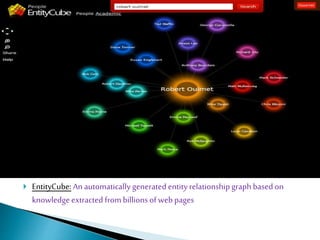 Statistical entity extraction from web | PPTX