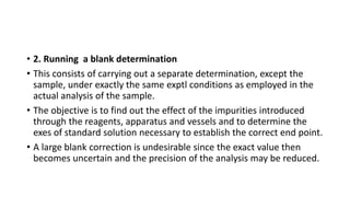 Statistical evaluation of Analytical data | PPTX