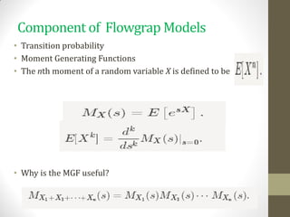 Statistical flowgraph models | PPT