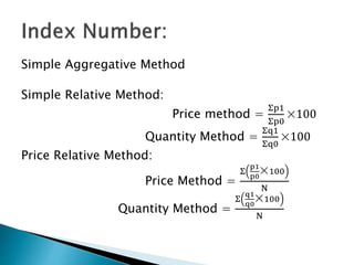 Statistical formulas | PPTX