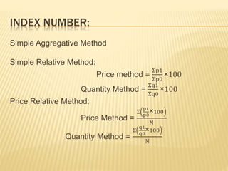 Statistical formulas | PPT
