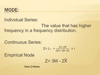 Statistical formulas | PPT