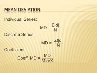 Statistical formulas | PPT