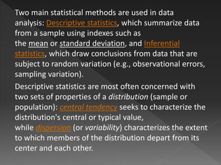 Statistical genetics.pptx............... | PPTX | Biological Sciences | Science