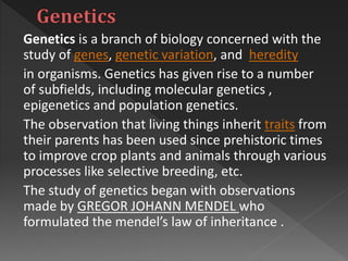 Statistical genetics.pptx............... | PPTX | Biological Sciences ...