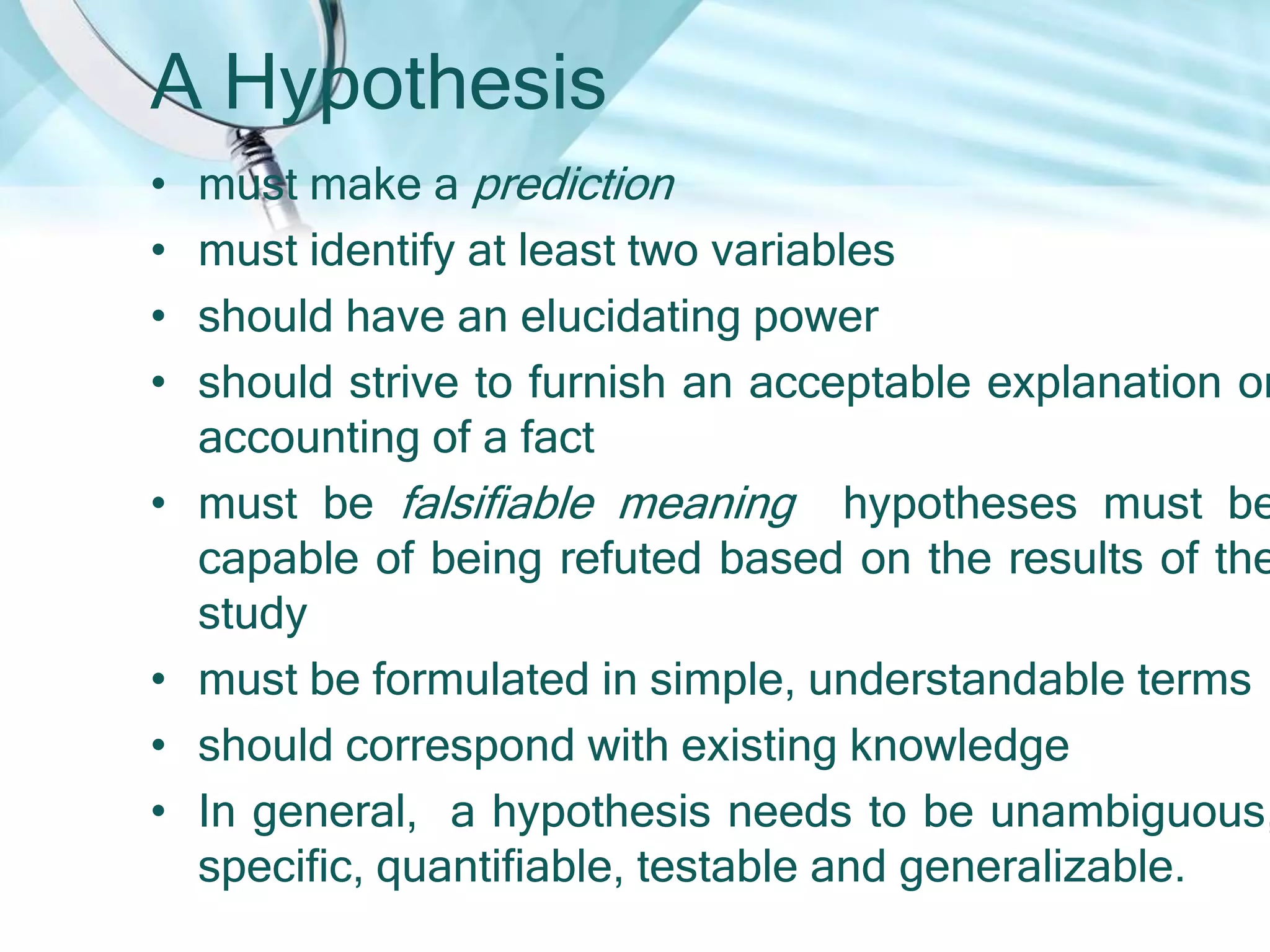Statistical hypothesis | PPTX