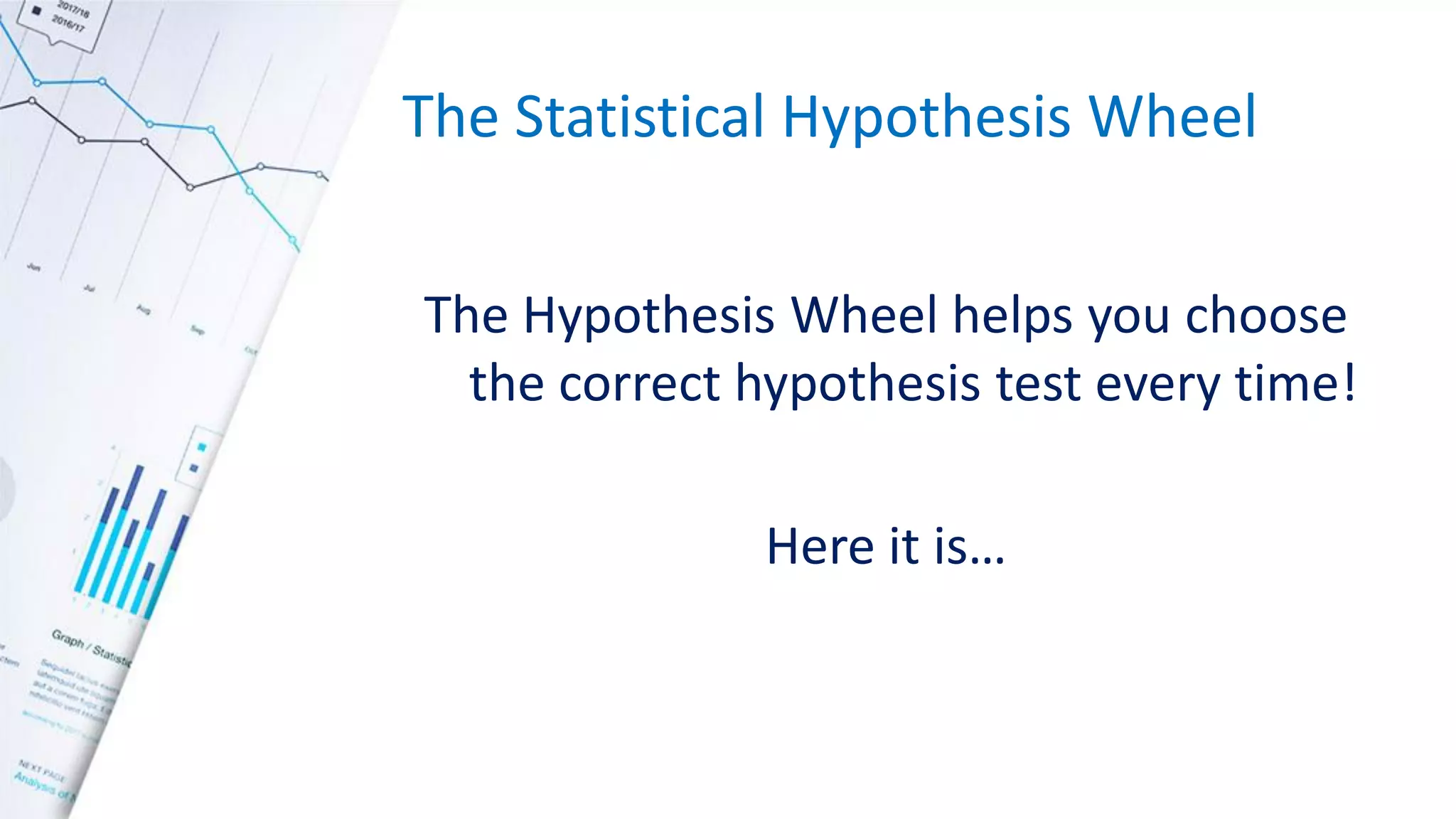 Statistical Hypothesis Testing - Spinning the Wheel | PPT
