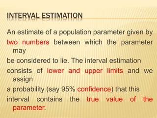 Statistical inference | PPTX