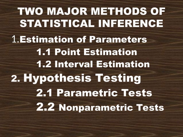 learning about statistical Inference.ppt