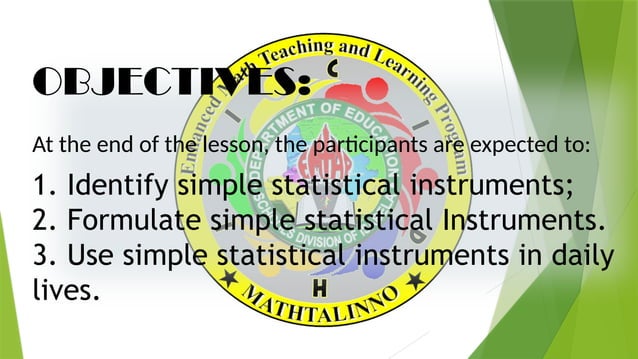 Statistical Instruments in the mathematics | PPT
