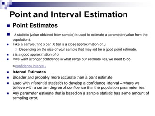 statistical estimation | PPT