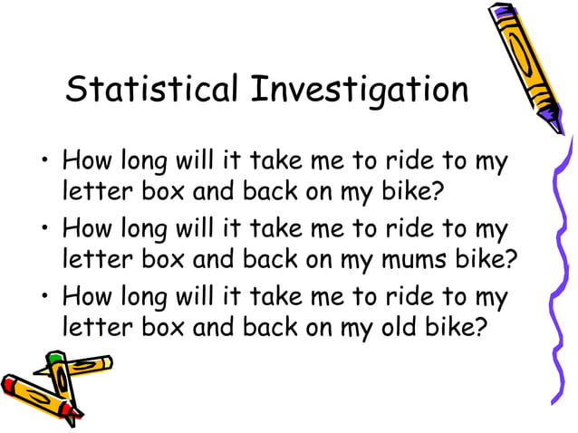 Statistical investigation | PPT