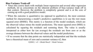 Statistical Learning and Model Selection module 2.pptx | Web Development | Internet
