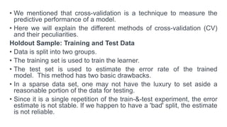 Statistical Learning and Model Selection module 2.pptx | Web Development | Internet
