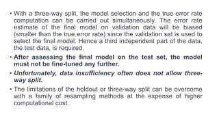 Statistical Learning and Model Selection module 2.pptx | Web Development | Internet