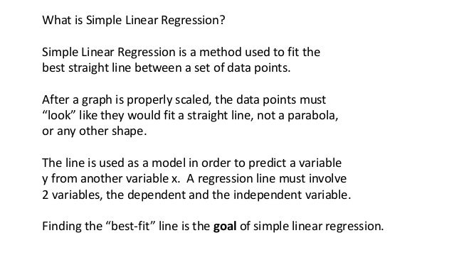 Simple Linear Regression Step By Step Simple Linear Regression Step By Step
