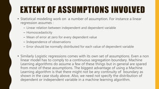 Statistical learning vs. Machine Learning | PPTX
