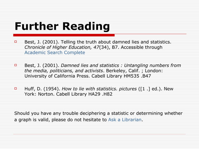 Statistical Literacy | PPT