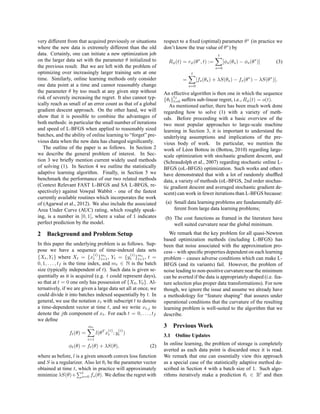 Statistically adaptive learning for a general class of.. | PDF