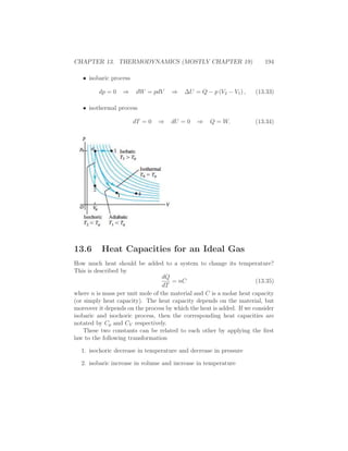 Statistical mechanics chapter define exactly | PDF | Physics | Science
