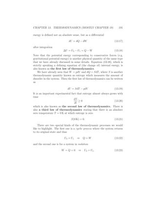 Statistical mechanics chapter define exactly | PDF | Physics | Science
